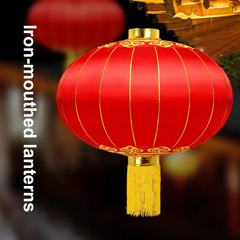 Customized Printing Traditional Chinese Big Red Lantern For Festivals ...