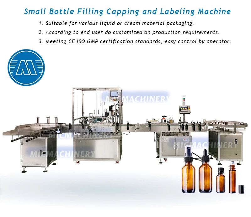 Essential Oil Bottle Filling Machine - Automatic & Efficient