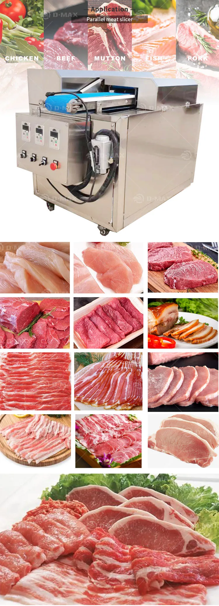 Frozen Meat Slicer Machine - High Efficiency & Easy Operation