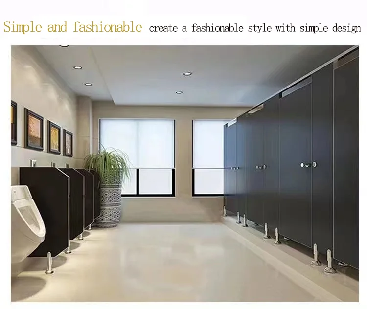 Eco-Friendly WPC Material Gym Public Restroom Partition Board ...