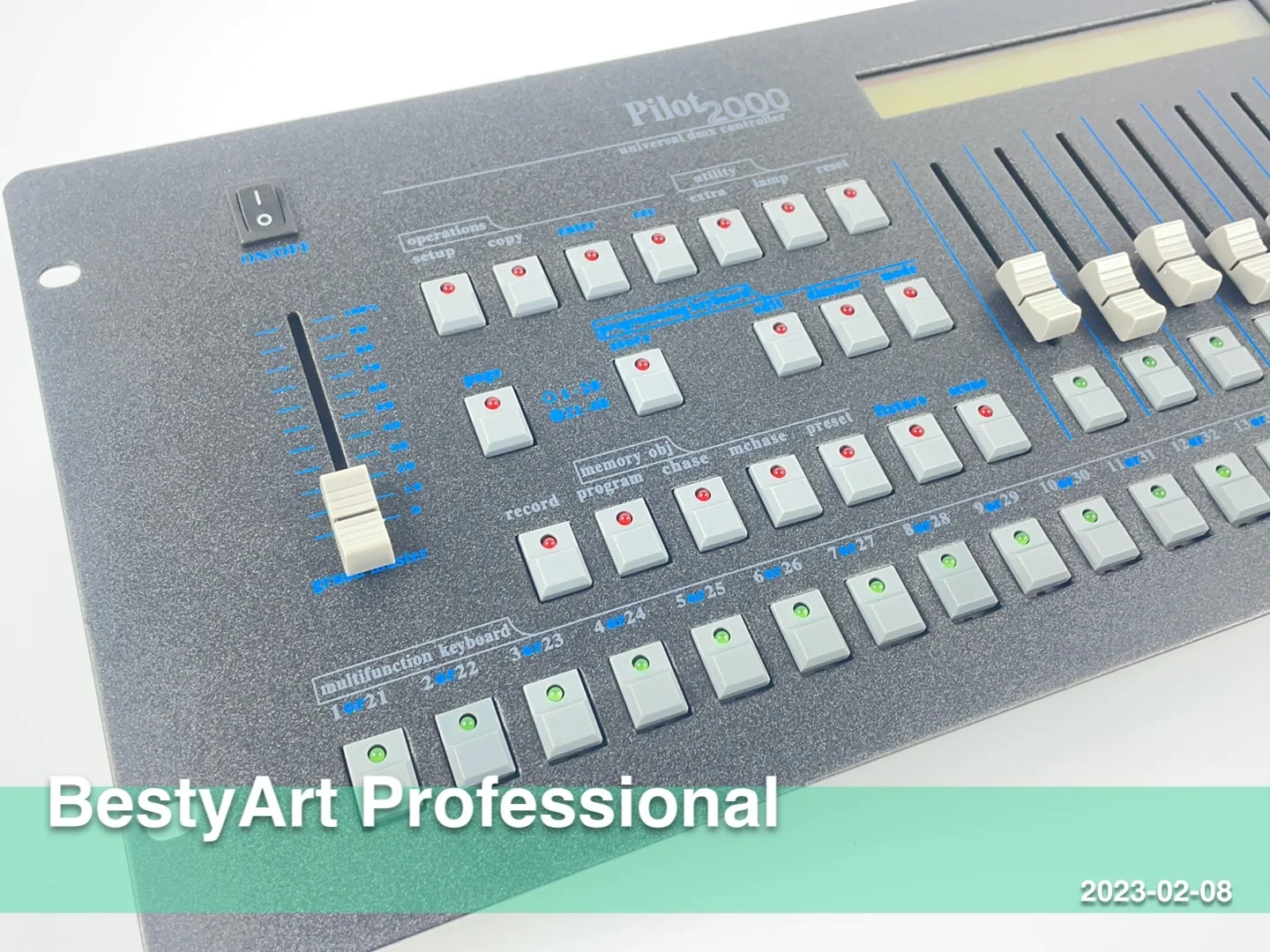 Pilot 2000 DMX Lighting Console Controller with MIDI Function