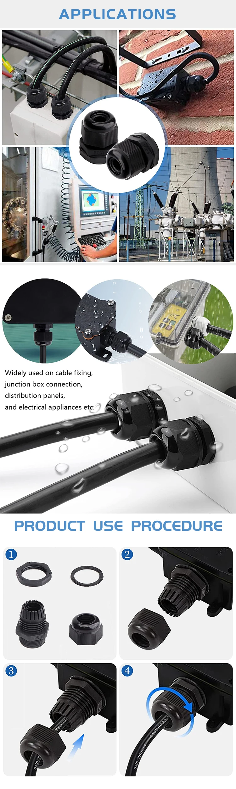 SHCET Cable Glands - Durable, High-Performance Connectors