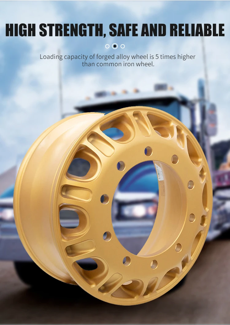 22.5x8.25 Truck Aluminum Wheels Alloy Bus Rims For Matching Tires 11r22 ...