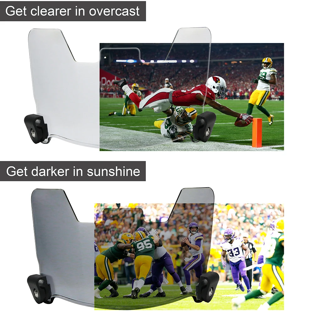 Universal American Football Visor - Durable & Versatile