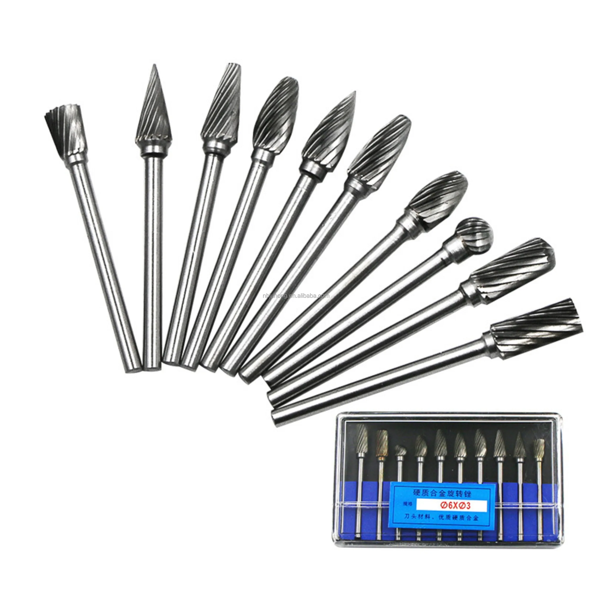 Super Hard Solid Carbide Cutter - Rotary Burrs for Engraving