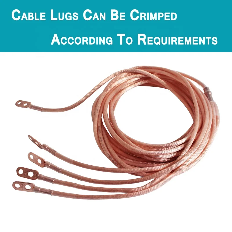 Copper Cable Earthing Set 10mm2 - PVC Insulated Conductor