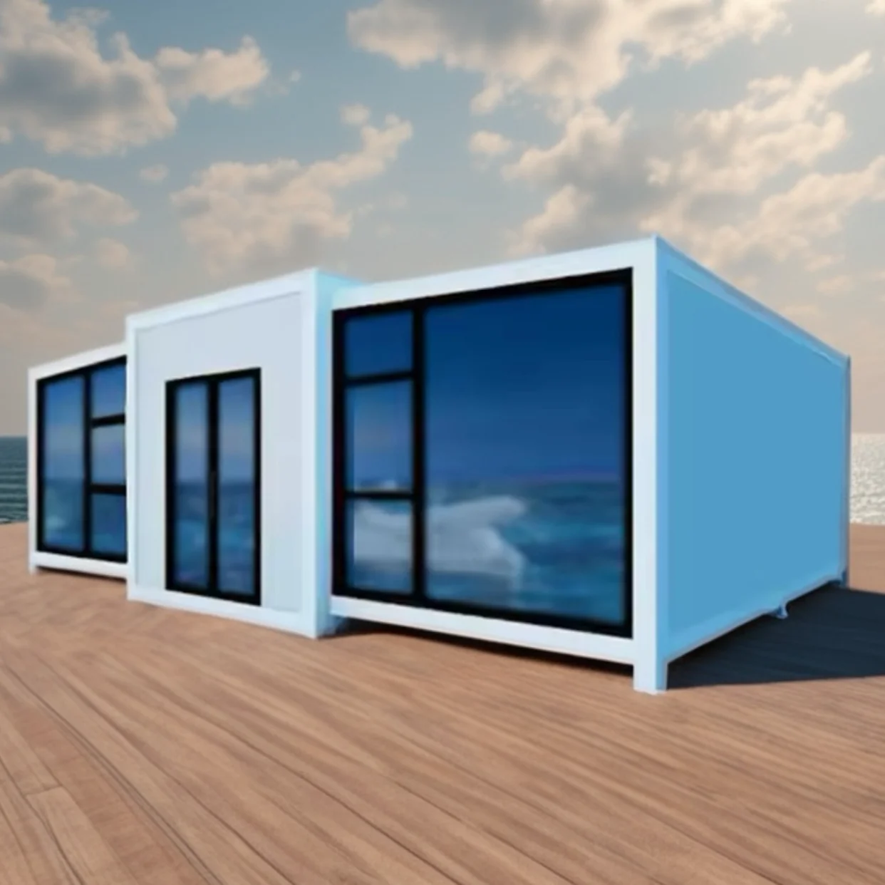 37 74m2 Cheap Mobile Homes Foldable Container Van House 2 Bedroom ...