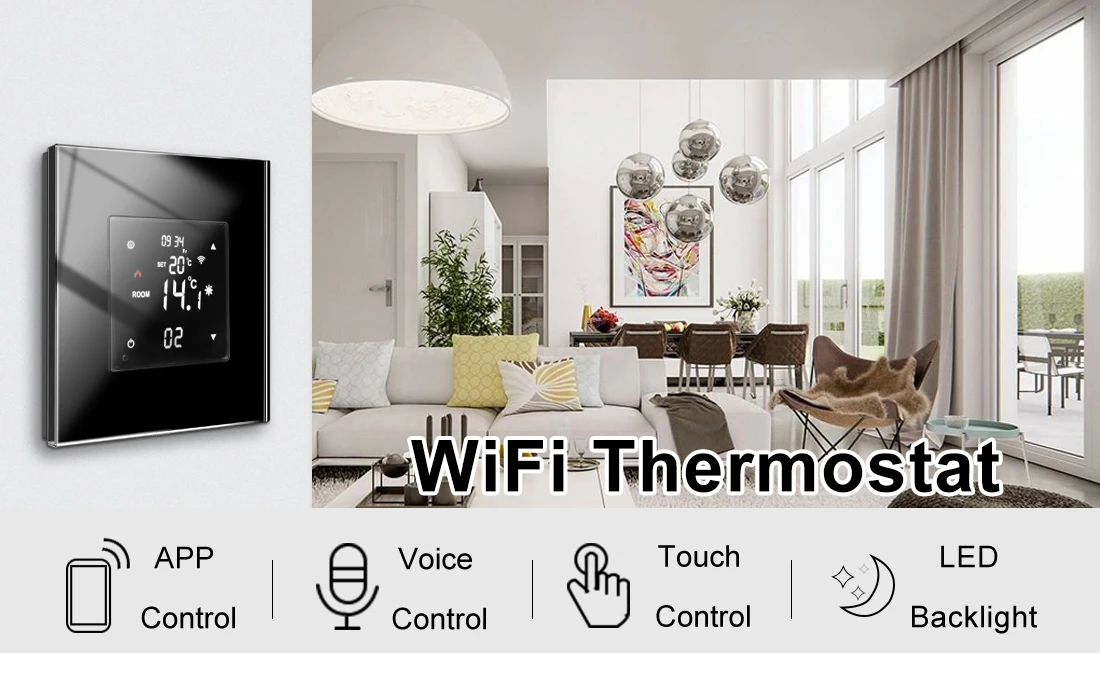 Bingelec Wifi Thermostat - Smart Home Heating Control