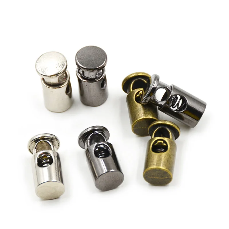 Factory Custom Fashion Adjustable Metal Cord Lock Gold Color Draw Cord ...