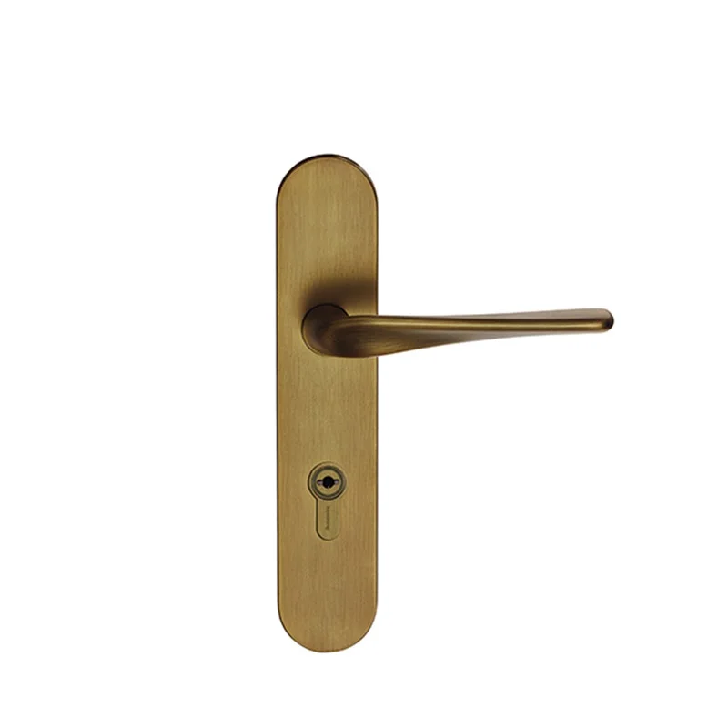 New Model Zinc Alloy Door Lock Holder Modern Interior Door Handle ...