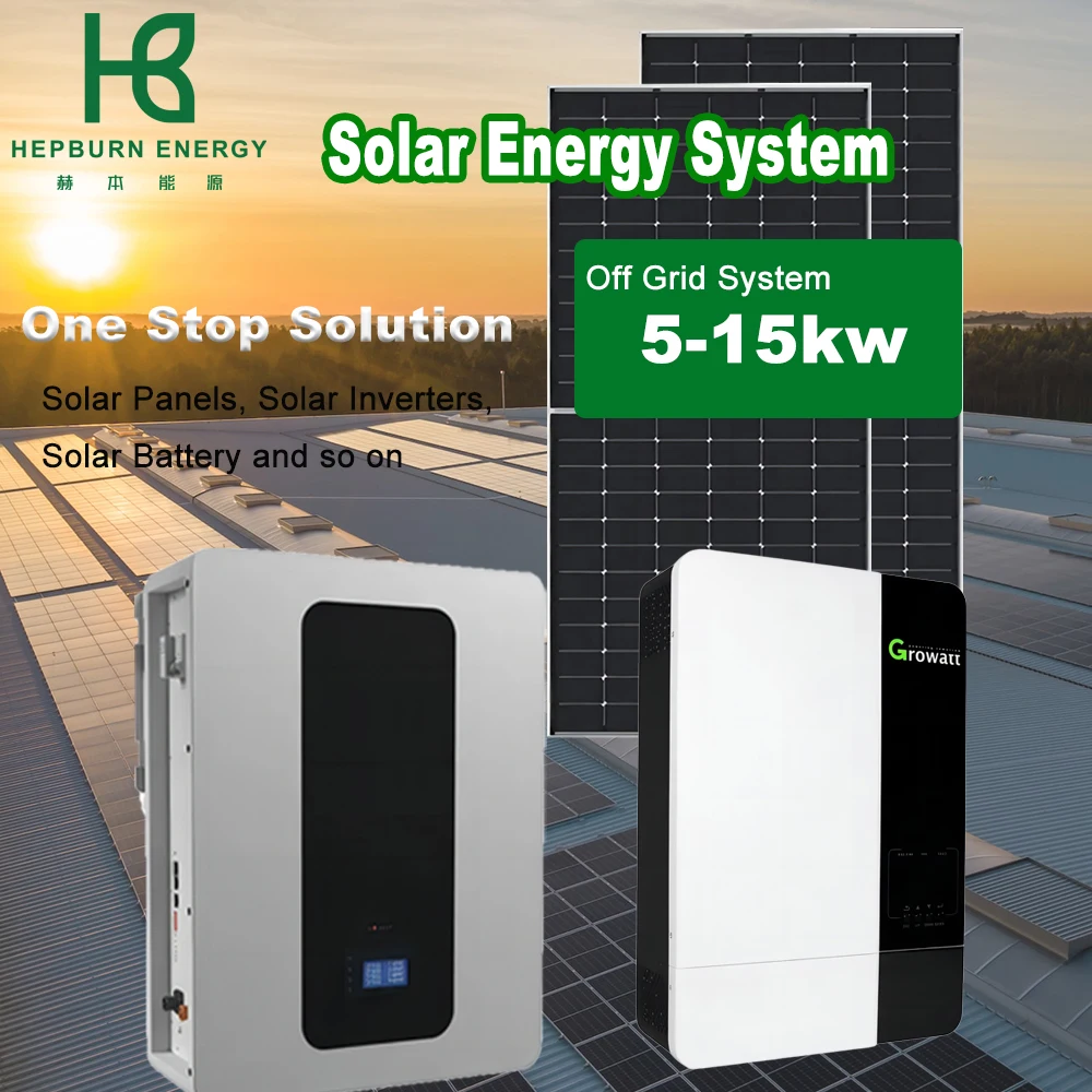 Growatt Complete Solar Power Set 5kw Off Grid Solar System Spf 5000es ...