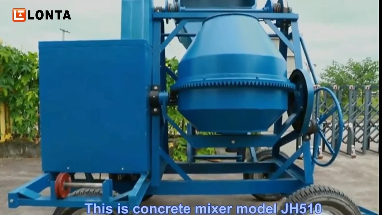 Lonta Betonniere A Diesel Construction Machinery 510l Self Loading ...