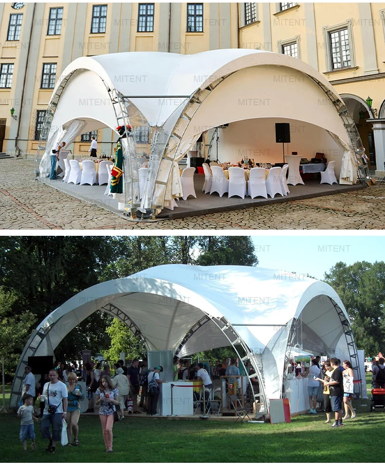 Commercial Outdoor Event Arch Tent 10x10m With Heavy Duty Galvanized ...