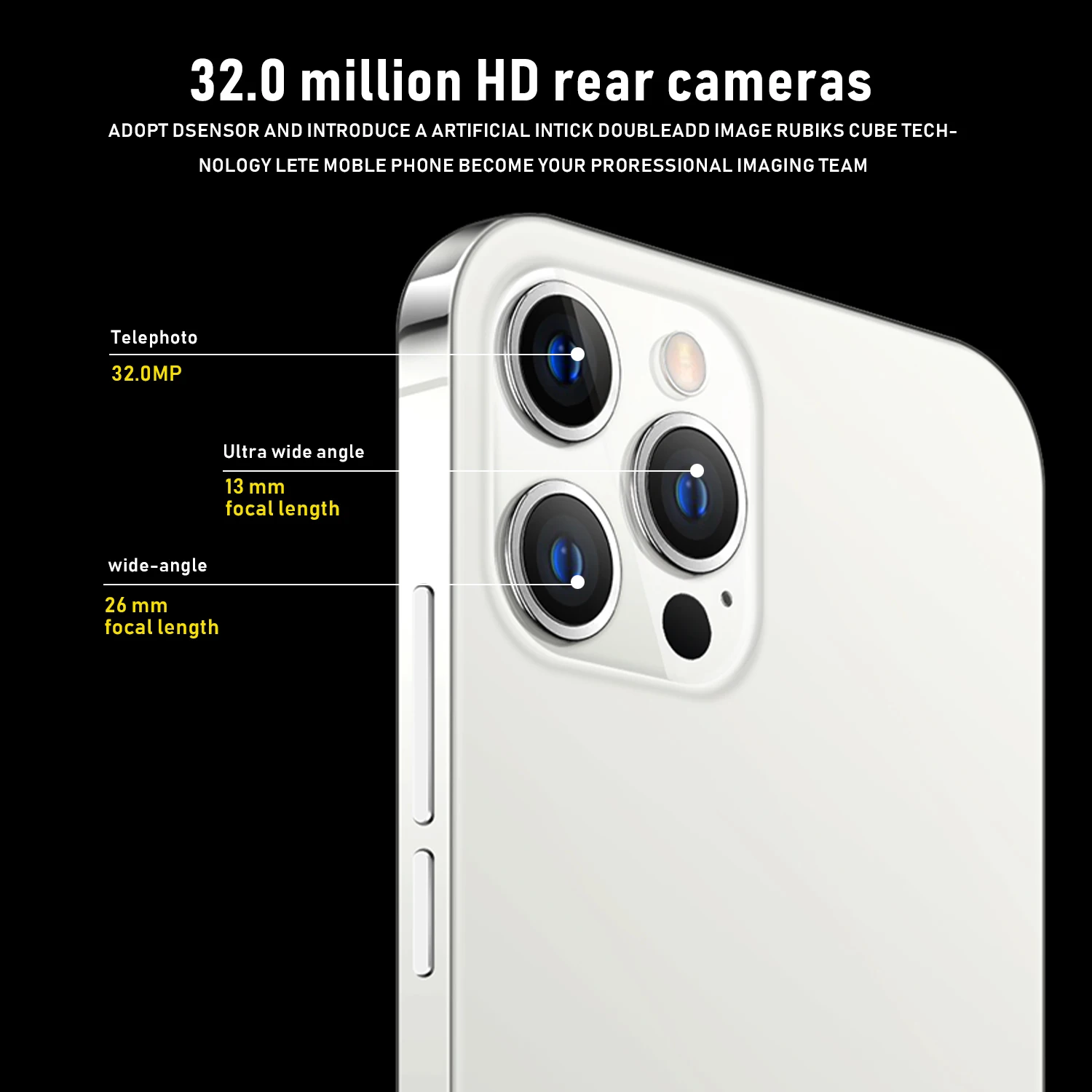 Global Version Original I13 Pro Max 6.7 Inch Smartphones 16gb+512gb I ...