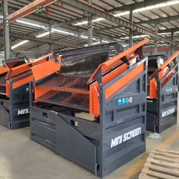 Vibrating Separator Screener River Sand Gravel Topsoil Screener Machine ...
