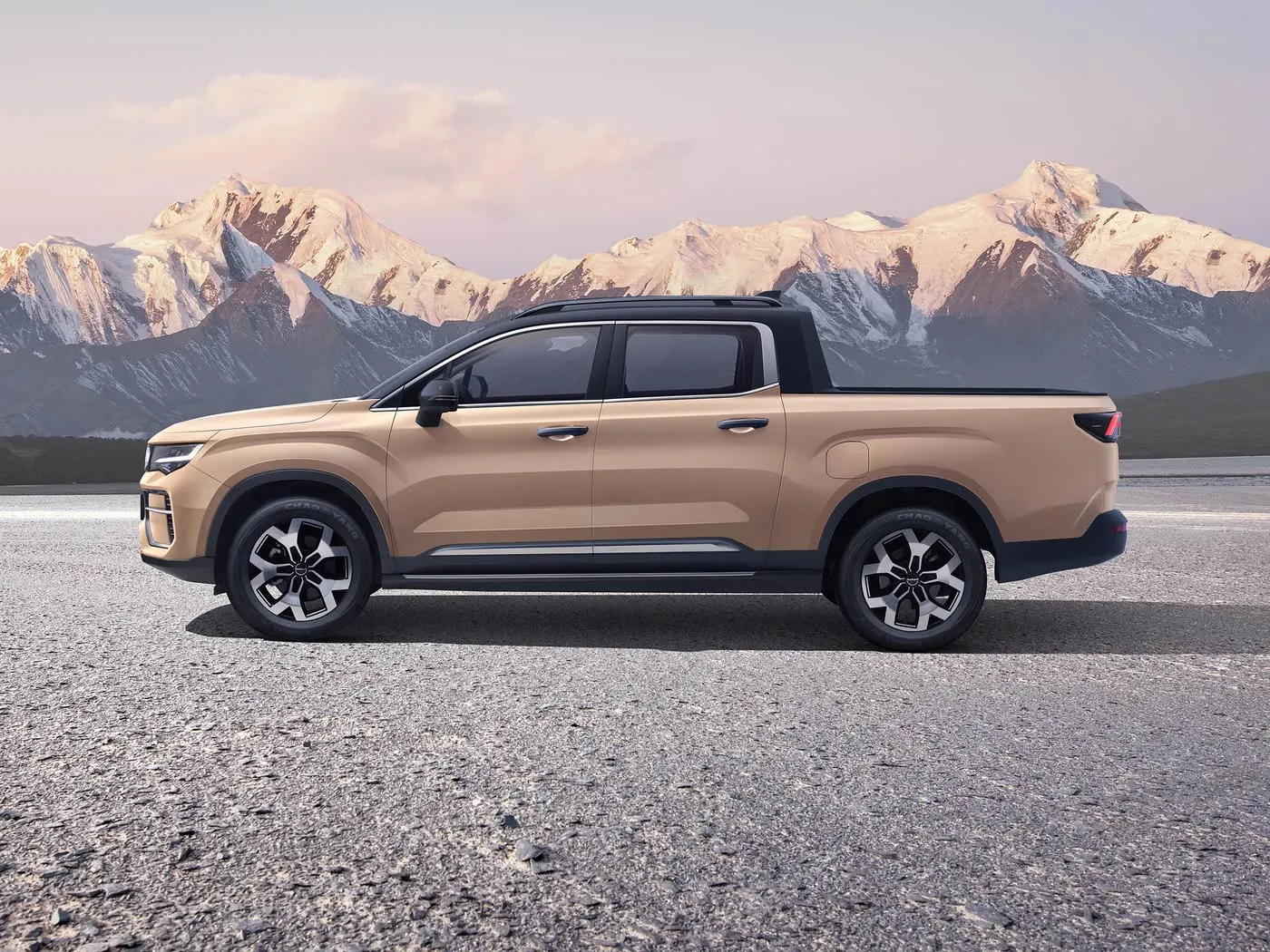 New 2025 Car Gelly RD6 Geely Leida RD6 EV Pick up 410 550 605 KM 4x4 ...