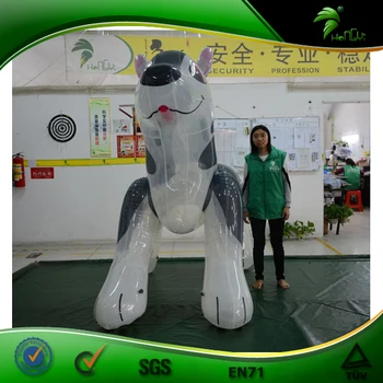 Transparent Pvc Inflatable Double Layer Husky Toy Suit Customized ...