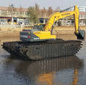 Amphibious Floating Backhoe For Swamp And Wetland - Buy Amphibian ...