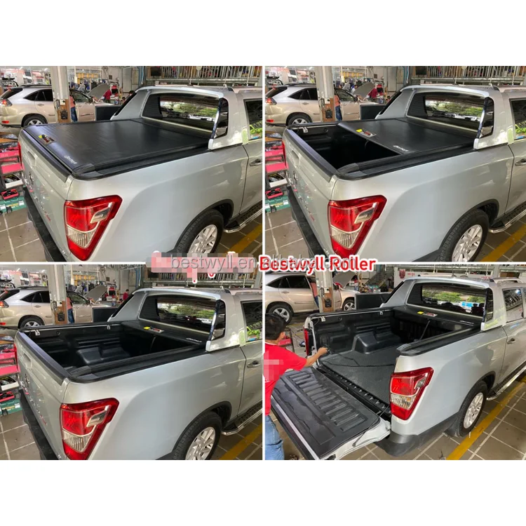 BESTWYLL 4X4 Off Road Ute Roller Lid Manual Retractable Pickup Truck ...