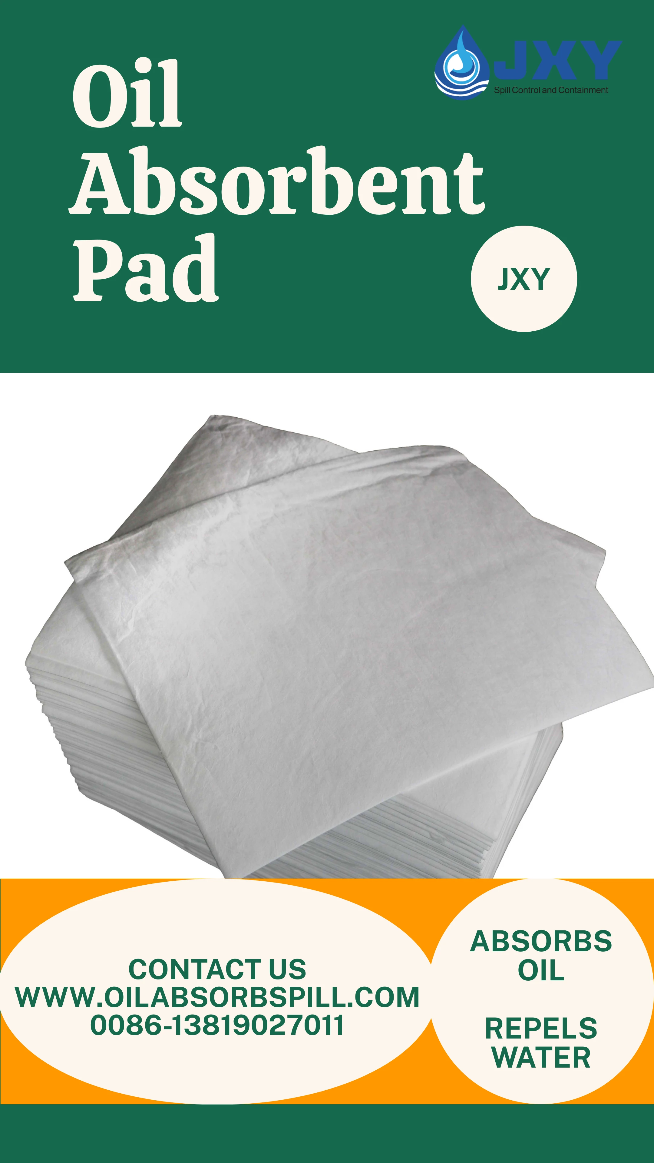 Oil-only Pads for Spill Containment and Cleanup in Industrial, Marine ...
