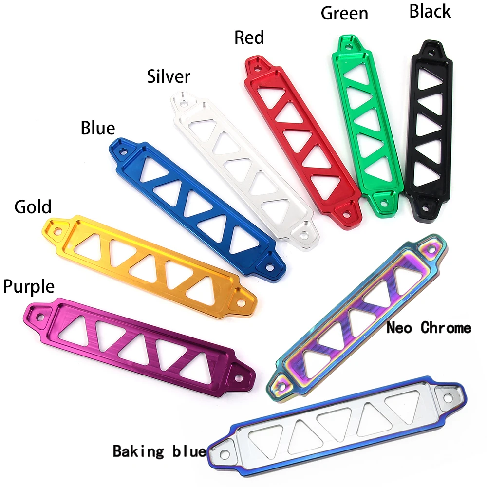 218mm/190mm Aluminum Car Battery Tie Down Holder Mount Bracket Brace ...