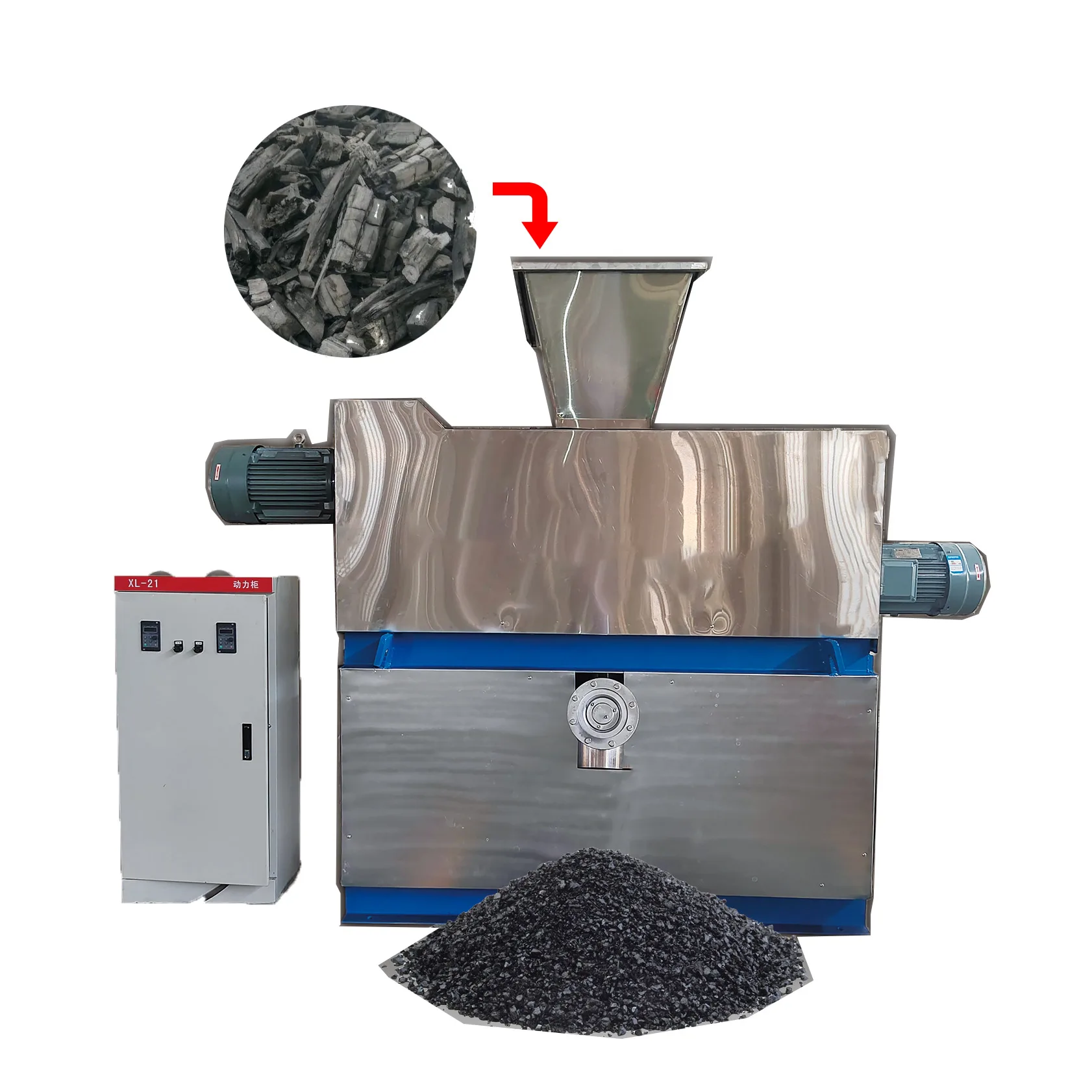 Carbon Powder Charcoal Powder Hydraulic Molding Machine Coconut Shell ...