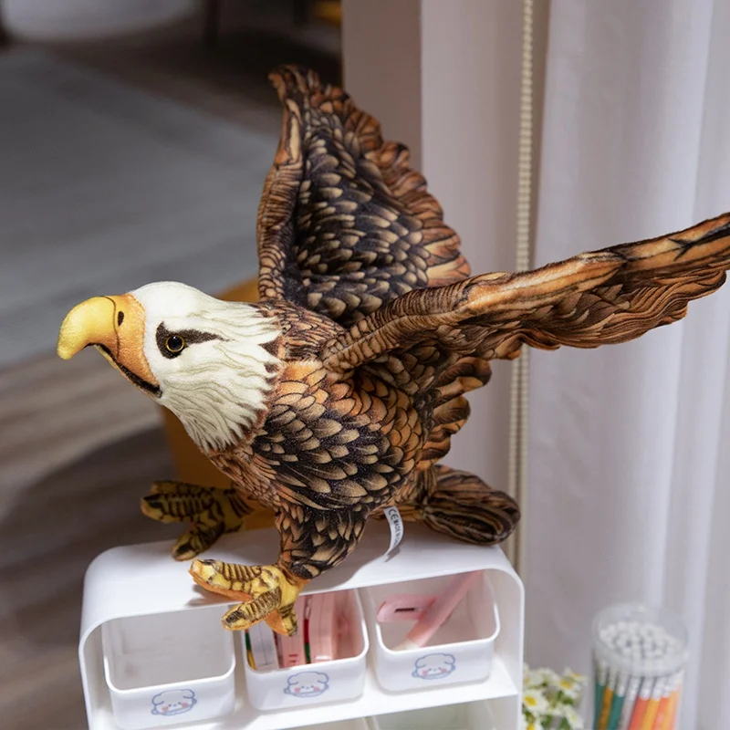 Wholesale Simulation Bald Eagle Plush Stuffed Animal Toy Gifts For Kids ...