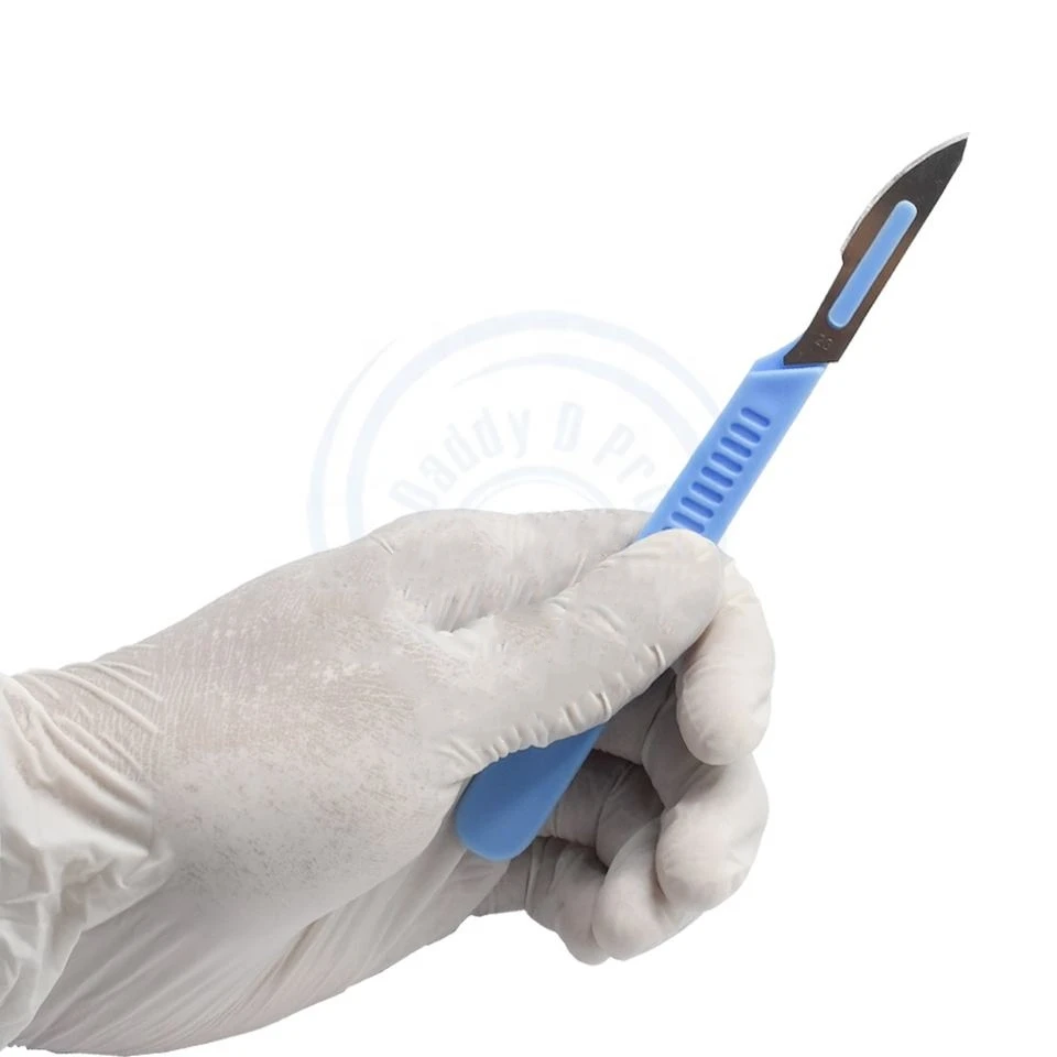 Disposable Carbon Steel Product Safety Sterile Scalpel Handle Surgical ...