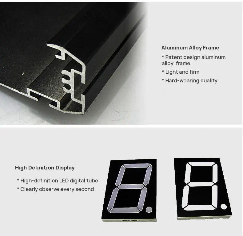 10s Challenge Timer - Push Button Control Digital LED Display