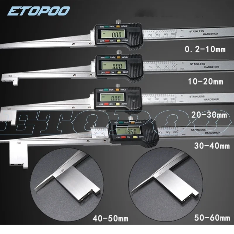 20-30mm Digital Wedge Feeler Gauge - Precision Automotive Feeler Gauges ...