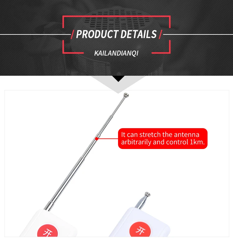 500 Meter Long Range Controller Switch 220v Water Pump Wireless Remote Control For On And Off ...