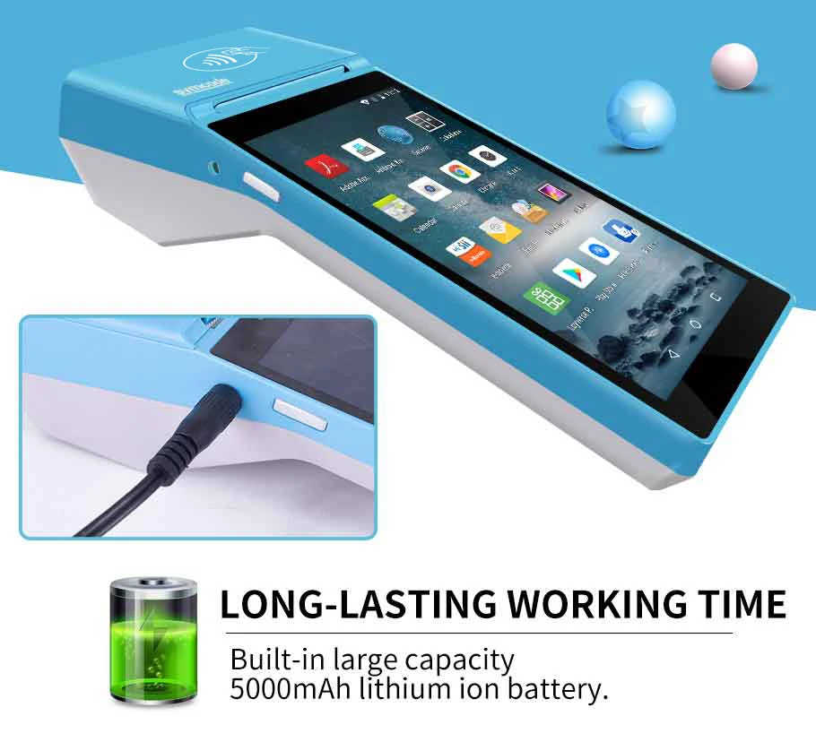 带热敏打印机扫描1D 2D QR扫描仪5.5英寸触摸屏的Symcode MJ-Q50无线移动安卓POS系统PDA| Alibaba.com