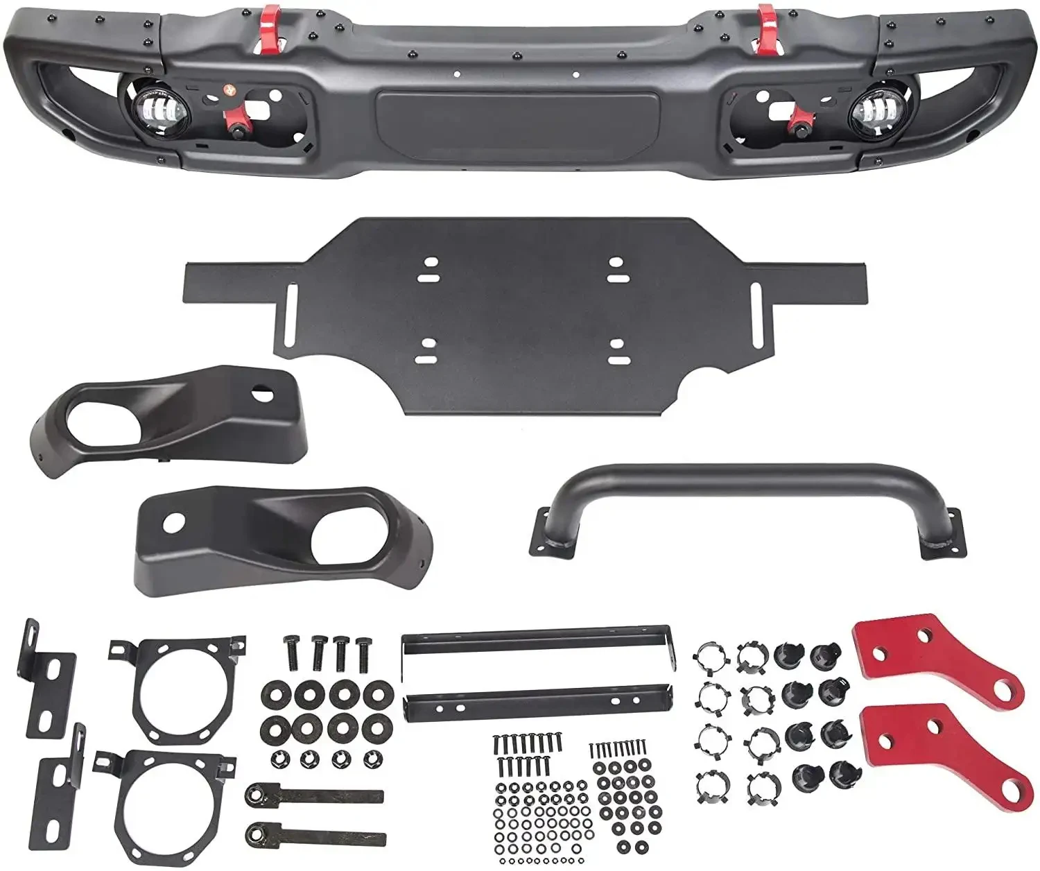 Custom Jeep Wrangler Jk 2007-2017 Jl Car Bumper Aluminum Protective ...