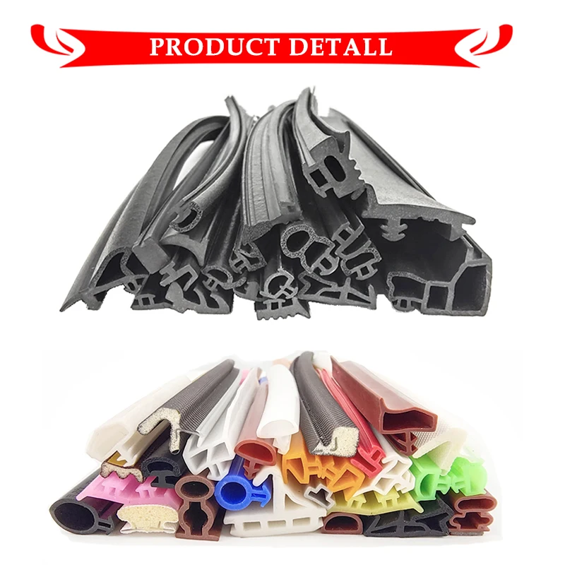 Extrusion Profile Aluminium PVC UPVC Plastic Vinyl Door Window Gasket ...