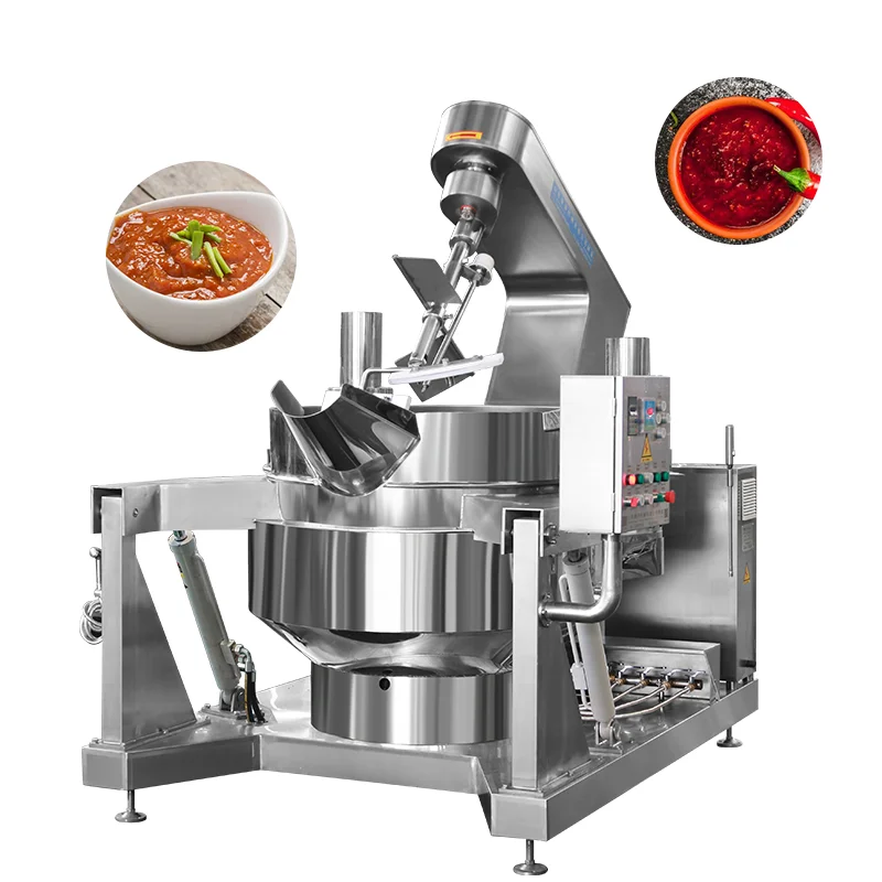 Industrial Cooking Mixer Machine Cooking Pot with Mixer Central Kitchen ...