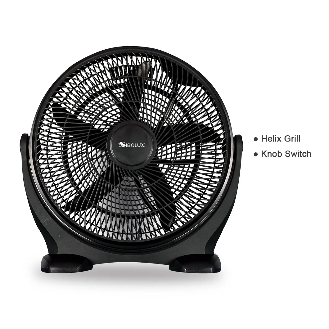 20 Inch Electric Box Fan 3 Speed Control 5 Blades Ventilateur With High ...