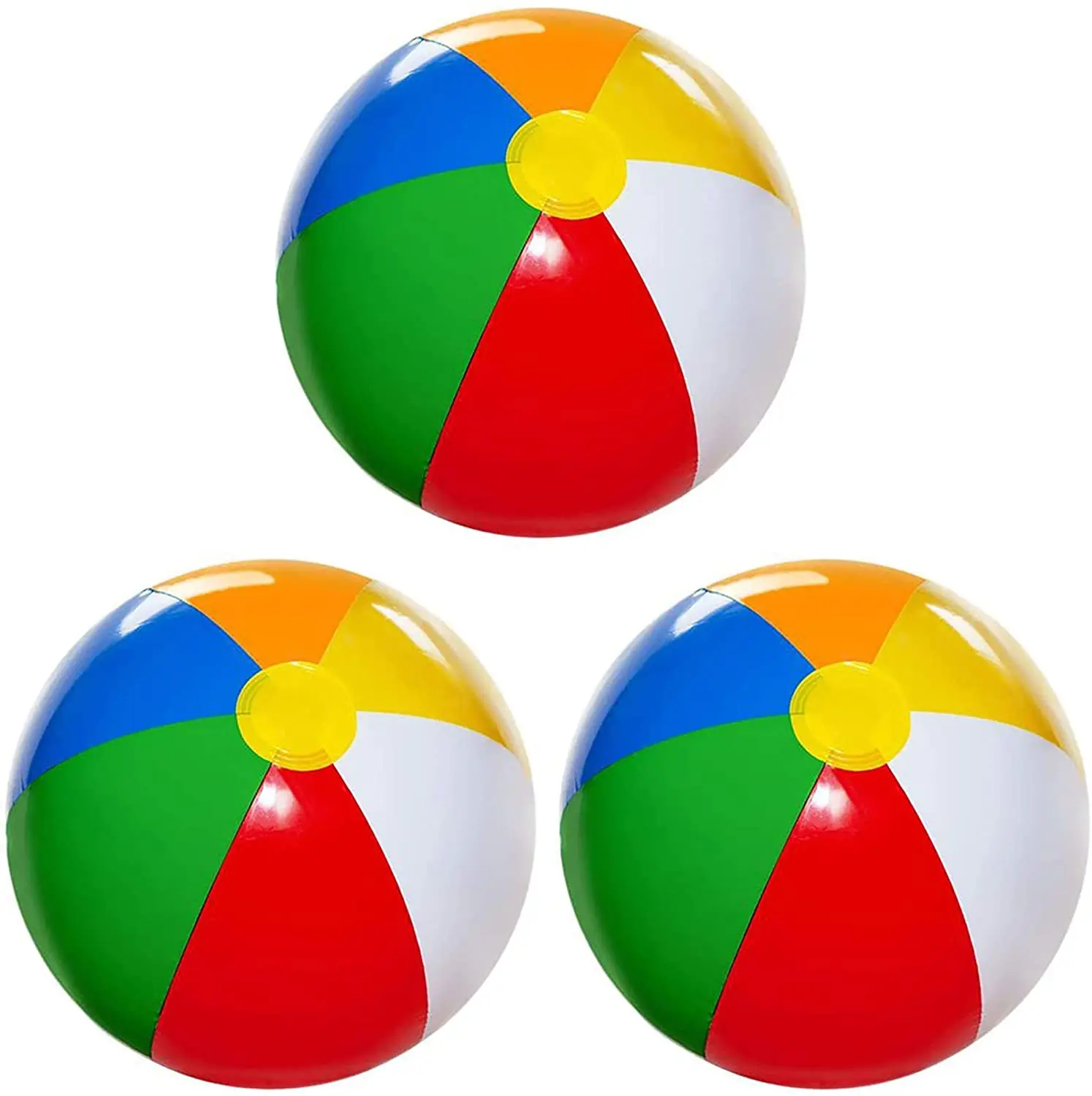 Inflatable Beach Ball Favors Summer Water Toy Beachball Classic ...