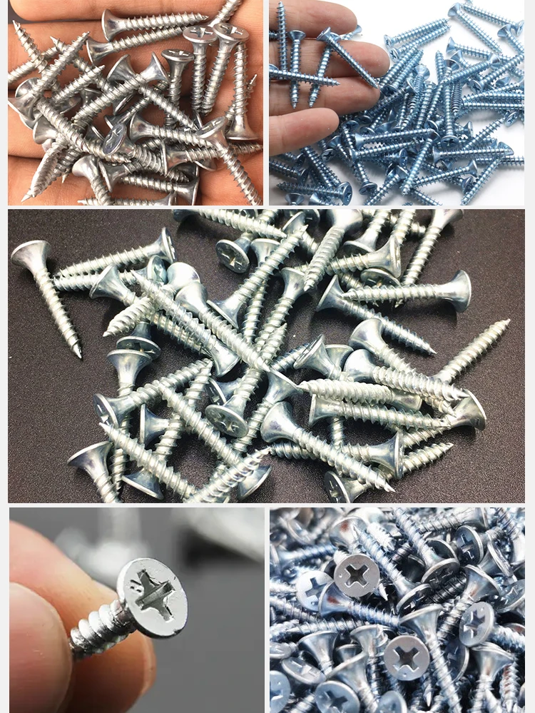 M3.5*16-50mm Galvanized Self Tapping Wood Screws Drywall Screw| Alibaba.com