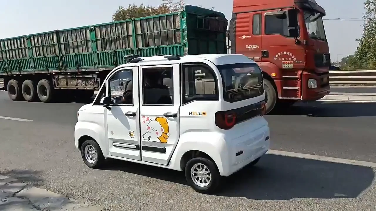 Bajo Costo Micro 45 Km/h 4 Ruedas 4 Asientos Mini Coche Eléctrico/color ...