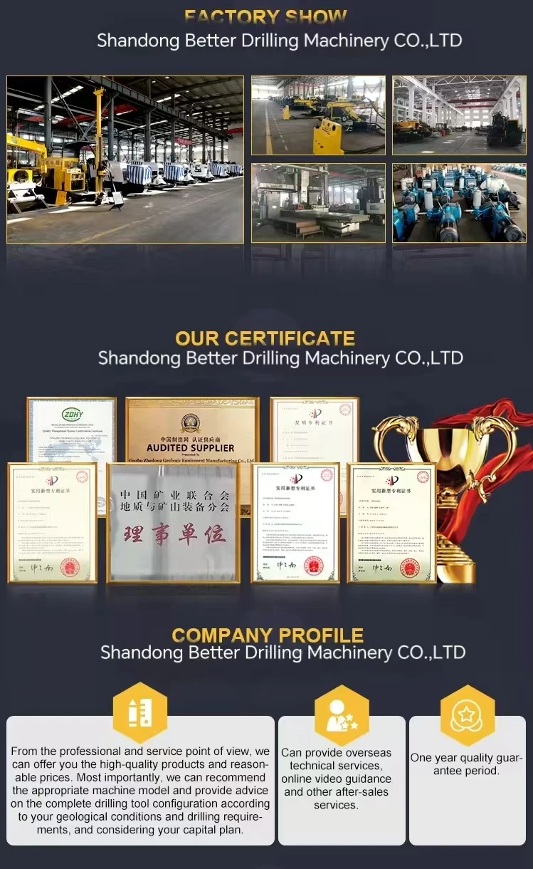 BDMYC-1500 Full Hydraulic Core Drilling Rig Borehole Core for Water ...