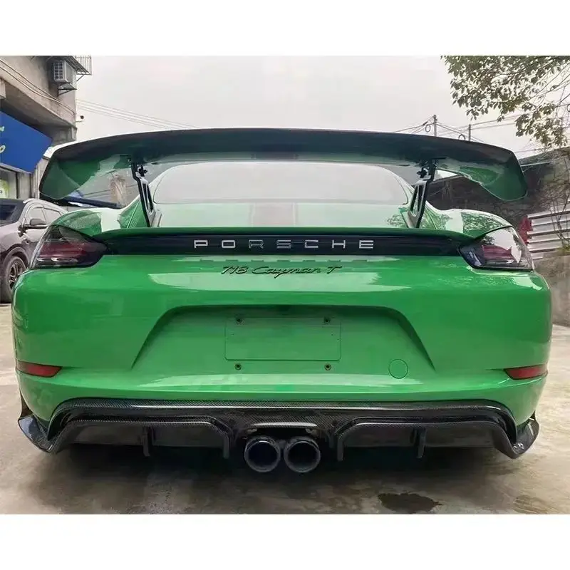 Car Accessory Spoiler For Porsche Gt4 981 718 987 Rear Trunk Spoiler ...
