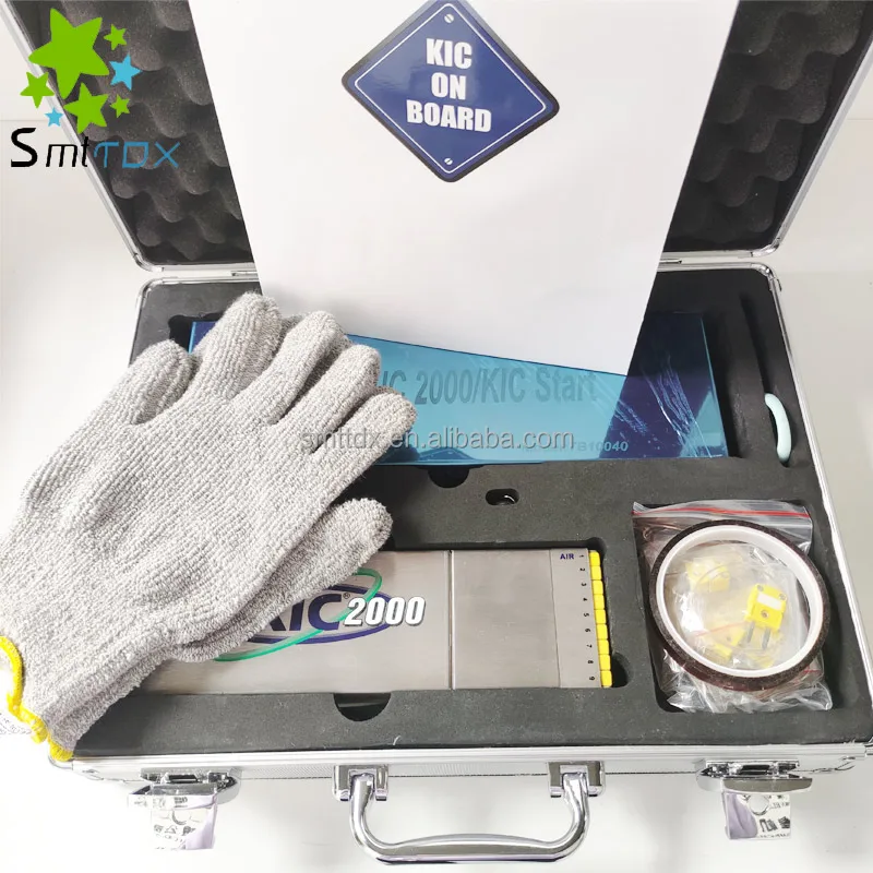 SMT Silm Reflow Oven 12CH Reflow Profiler KIC Thermal Profiler KIC 2000 ...