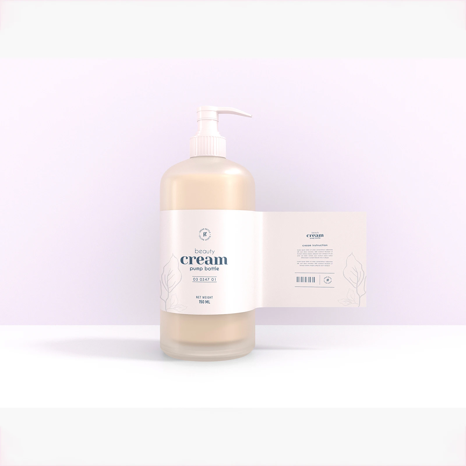 Waterproof Custom Brand Logo Lotion Cream Jar Sticker Essential Oil ...