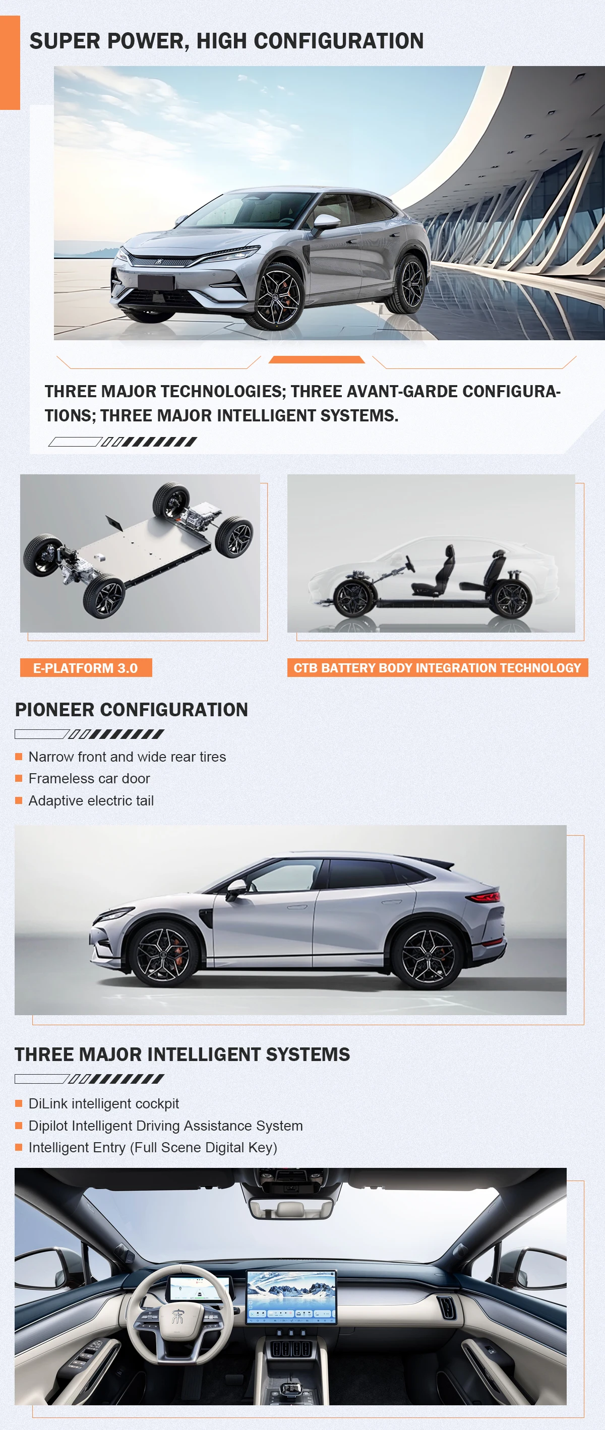 BYD Song L Electric Car 2024 - 662KM Range, 230kW Power | Reliable New ...