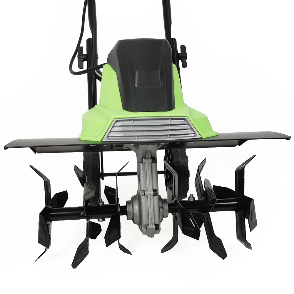 VERTAK Micro Garden Electric Power Tiller Cultivator Home Use Walk ...