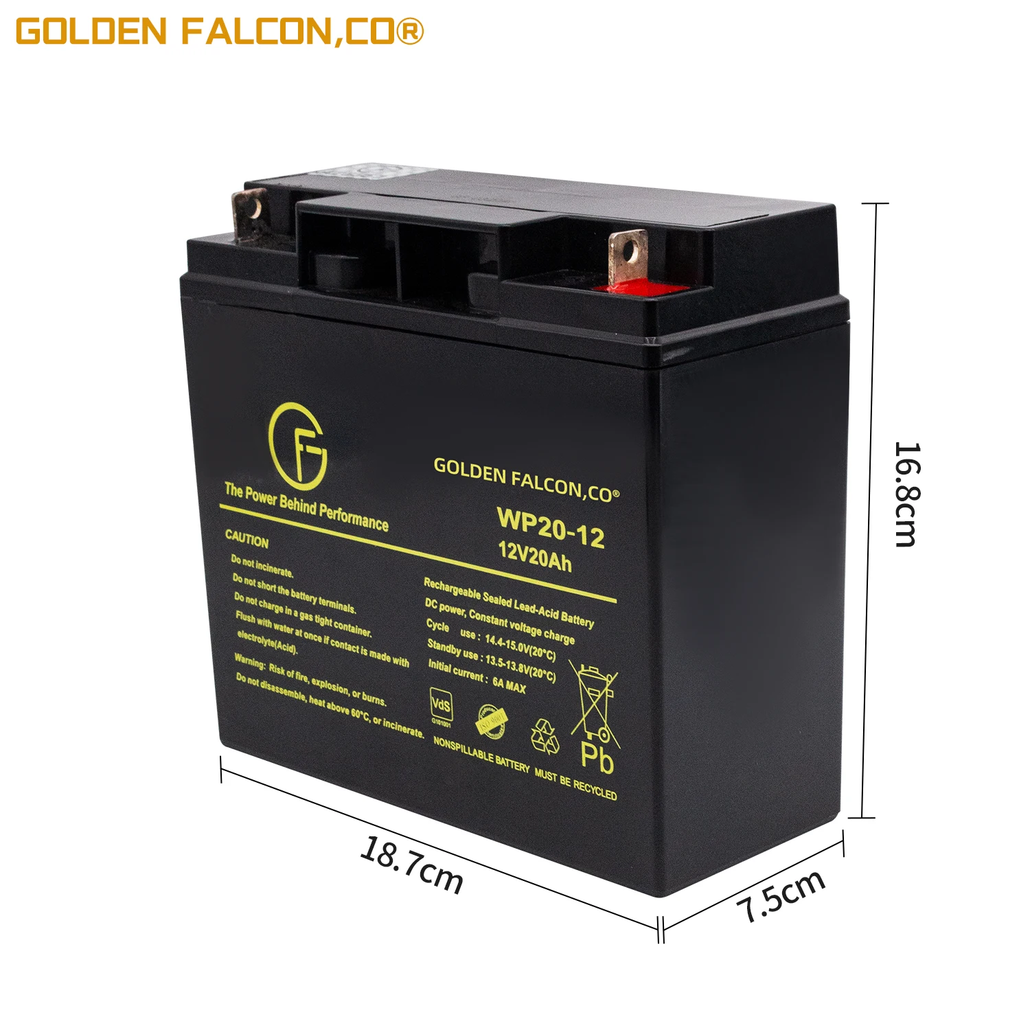 Alibaba.com: 12V 20Ah Lead Acid Battery Rechargeable 6FM9 Inverter ...