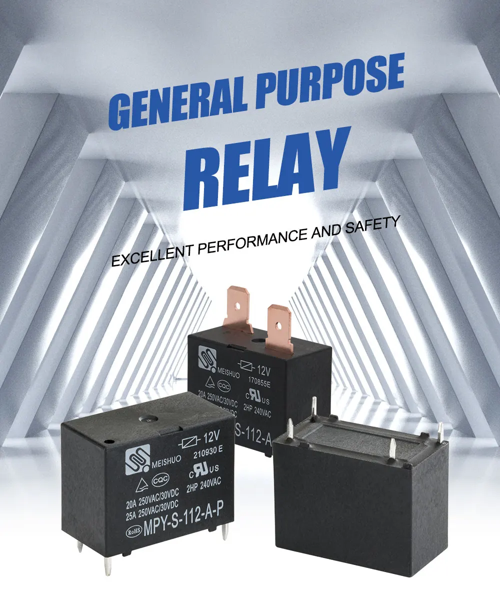 Meishuo Mpy Oem 12v 4pin 20a 25a Relays Mini Pcb 250vac Electric Relay ...