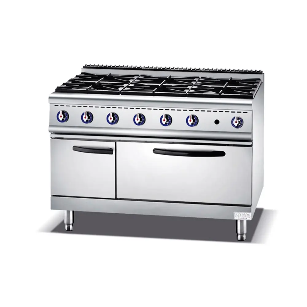 Stainless Steel Freestanding Commercial Kitchen Gas Cooking Range 4 ...