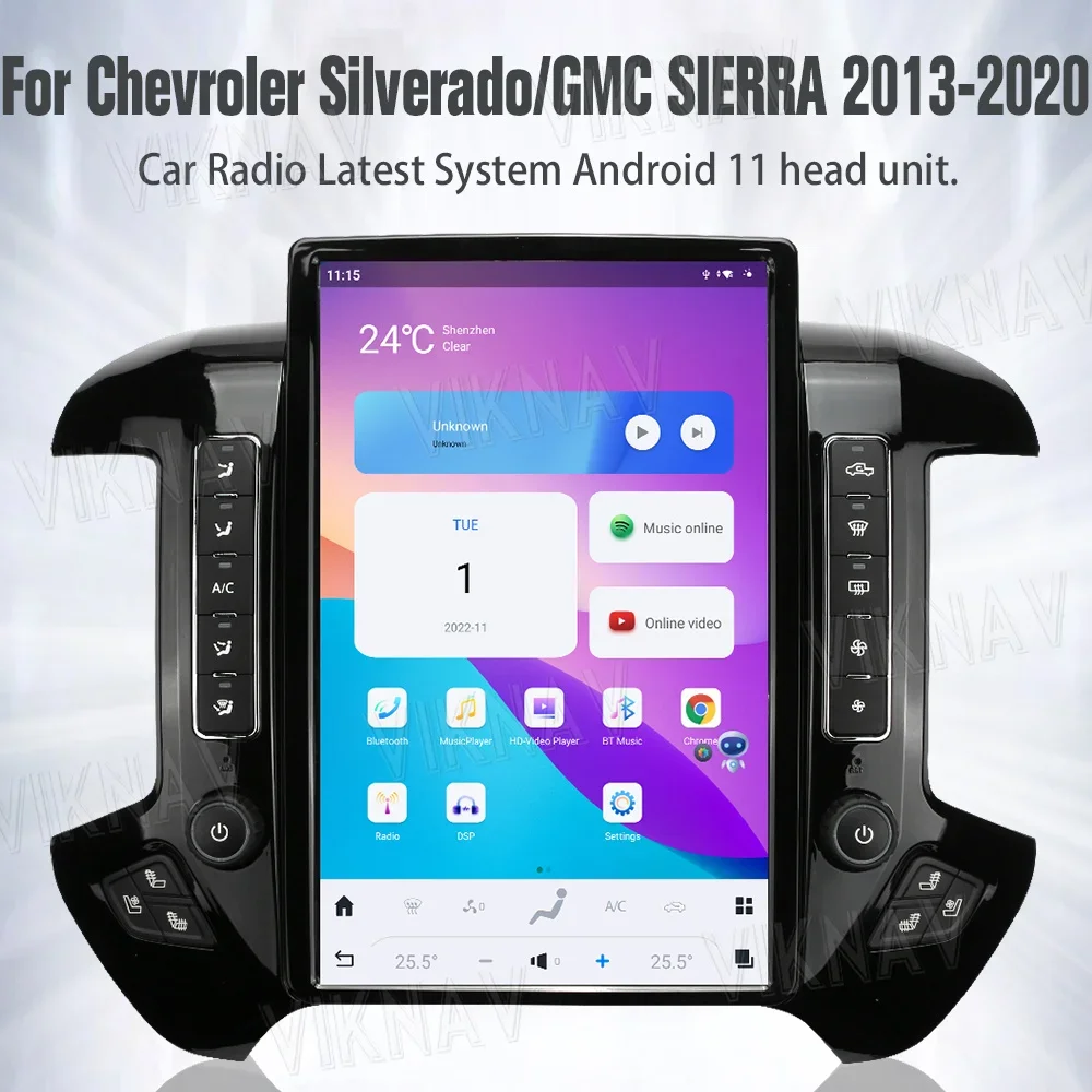 Android Car Radio for Chevrolet Silverado/gmc Sierra 2013-2020