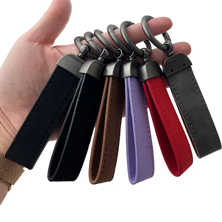 Wholesale Custom Leather Keyring Key Promotion Gift Blank Luxury Pu ...